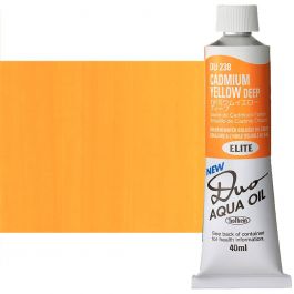 Holbein Duo Aqua Water-Soluble Oil Cadmium Yellow Deep 40ml Elite ...