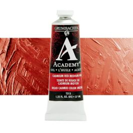 Grumbacher Academy Oil Color 37 ml Tube - Cadmium Red Medium Hue ...