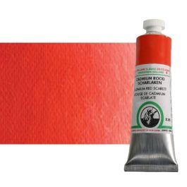 Old Holland Oil Color, Cadmium Red Scarlet, 40ml Tube | Jerry's Artarama