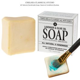 Lavender and Olive Oil Brush Soap - Chelsea Classical Studio | Jerry's ...