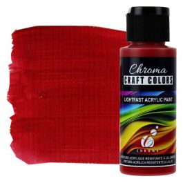 Chroma Acrylic Craft Paint - Ruby Red, 2oz Bottle | Jerry's Artarama