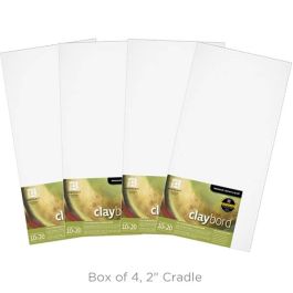 Ampersand Claybord Panel 2" Cradle - 10" x 20" (Box of 4) | Jerry's ...