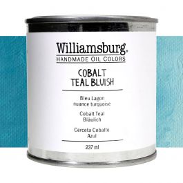 Williamsburg Handmade Oil Paint - Cobalt Teal Bluish, 237ml Can | Jerry ...