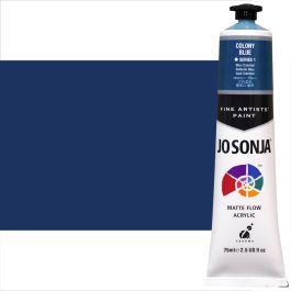 Jo Sonja Matte Acrylic - Colony Blue, 75ml Tube | Jerry's Artarama