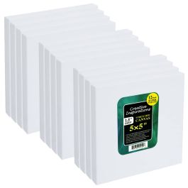 Creative Inspirations - 5"x5" Stretched Canvas 1-1/2" Deep - Value Pack ...
