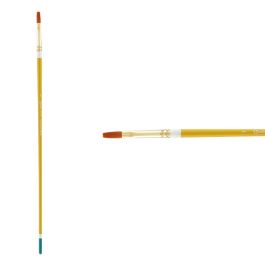 Creative Mark Qualita Golden Taklon Long Handle Brush Flat #1 | Jerry's ...