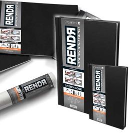 RENDR® Sketchbooks & Roll - No Show Thru Paper | Jerry's Artarama