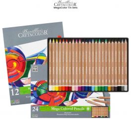 Cretacolor MegaColor Tin Sets | Jerry's Artarama