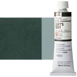Holbein Extra-Fine Artists' Oil Color 40 ml Tube - Davy's Grey | Jerry ...