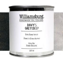 Williamsburg Handmade Oil Paint - Davy's Grey Deep, 237ml Can | Jerry's Artarama