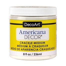 DecoArt Americana Crackling Medium Clear 8oz | Jerry's Artarama