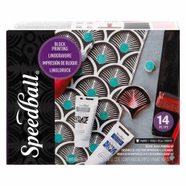 Speedball Fabric Block Printing Deluxe Kit (4 Colors) | Jerry's Artarama