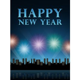 Happy New Year Night Cityscape - Art eGift Card | Jerry's Artarama