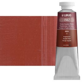 LUKAS 1862 Oil Color - English Red, 37ml | Jerry's Artarama