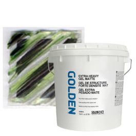 GOLDEN Acrylic Gel Mediums Extra Heavy Gel Matte 1 Gallon | Jerry's ...