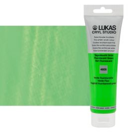 LUKAS CRYL Studio Acrylic - Fluorescent Green, 125ml Tube | Jerry's ...
