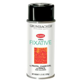 Grumbacher Final Fixative Gloss, 11.75oz Spray | Jerry's Artarama