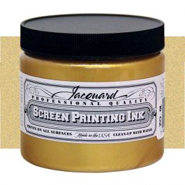 Jacquard Screen Printing Ink 16 oz Jar - Gold | Jerry's Artarama