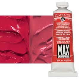 MAX Water-Mixable Oil Color 37 ml Tube - Grumbacher Red | Jerry's Artarama