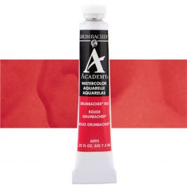Grumbacher Academy Watercolor, Grumbacher Red - 7.5 ml Tube | Jerry's ...