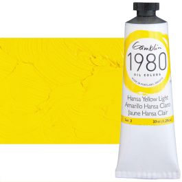 Gamblin 1980 Oil Colors - Hansa Yellow Light, 37ml Tube | Jerry's Artarama