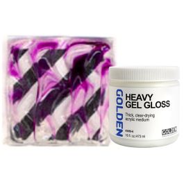 GOLDEN Acrylic Gel Mediums Heavy Gel Gloss 16 oz | Jerry's Artarama