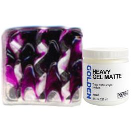 GOLDEN Acrylic Gel Mediums Heavy Gel Matte 8 oz | Jerry's Artarama