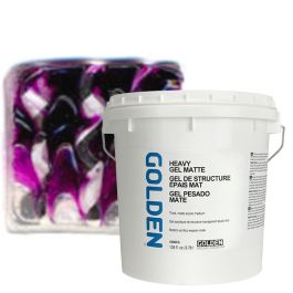 GOLDEN Acrylic Gel Mediums Heavy Gel Matte 1 Gallon | Jerry's Artarama