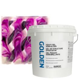 GOLDEN Acrylic Gel Mediums Heavy Gel Semi Gloss 1 Gallon | Jerry's Artarama