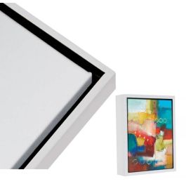 Illusions Floater Frame, 12"x12" White - 1-1/2" Deep | Jerry's Artarama