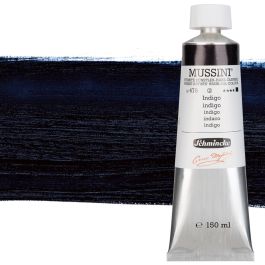 Schmincke Mussini Oil Color 150ml - Indigo | Jerry's Artarama