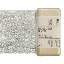 R&F Encaustic Handmade Paint 40 ml Block - Iridescent Silver | Jerry's ...