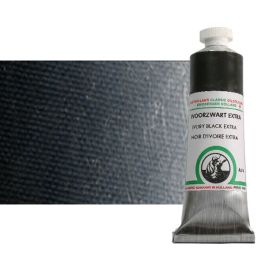 Old Holland Oil Color, Ivory Black Extra, 40ml Tube | Jerry's Artarama