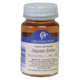 Grumbacher Pre-Tested Japan Drier, 2.5 oz Bottle | Jerry's Artarama