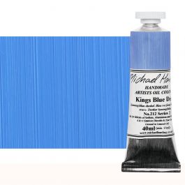 Michael Harding Oil Color - Kings Blue Deep, 40ml Tube | Jerry's Artarama