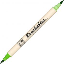 Kuretake Zig Brushable Marker Spring Green (Box of 6) | Jerry's Artarama