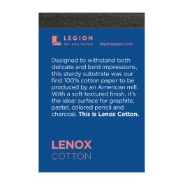 Lenox Mini White Cotton 250 gsm 2.5x3.75 Pad 15 Sheets | Jerry's Artarama