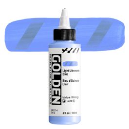 Golden High Flow Acrylic - Light Ultramarine Blue, 4oz Bottle | Jerry's ...