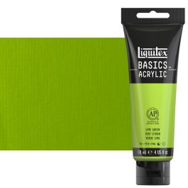 Liquitex Basics Acrylic Paint - Lime Green, 4oz Tube | Jerry's Artarama