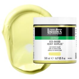 Liquitex Bio-Based Heavy Acrylic - Light Bismuth Yellow, 500ml Jar ...