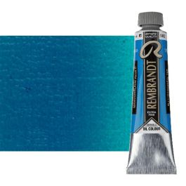 Rembrandt Extra-Fine Artists' Oil Paint - Manganese Blue Phthalo, 40ml ...