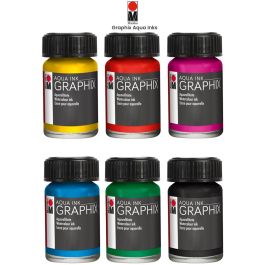 Marabu Graphix Aqua Inks | Jerry's Artarama