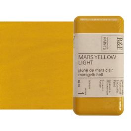 R&F Encaustic Handmade Paint 40 ml Block - Mars Yellow Light | Jerry's ...