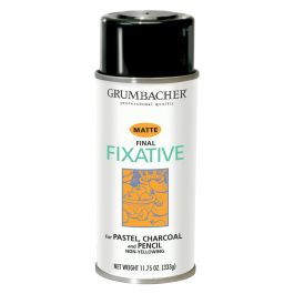 Grumbacher Final Fixative Matte, 11.75oz Spray | Jerry's Artarama