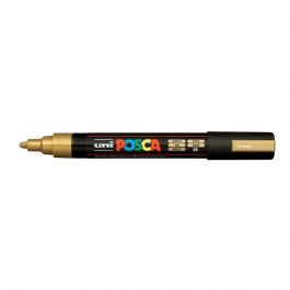 POSCA Acrylic Paint Marker - Metallic Gold, Medium Tip (1.8-2.5 mm ...