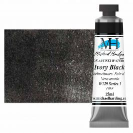 Michael Harding Watercolor - Ivory Black, 15ml Tube | Jerry's Artarama