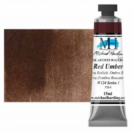 Michael Harding Watercolour - Red Umber, 15ml Tube | Jerry's Artarama