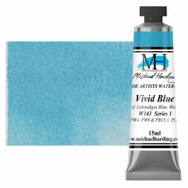 Michael Harding Watercolour - Vivid Blue, 15ml Tube | Jerry's Artarama