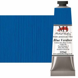 Michael Harding Oil Color - Blue Verditer, 225ml Tube | Jerry's Artarama