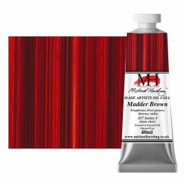 Michael Harding Oil Color - Madder Brown, 40ml Tube | Jerry's Artarama